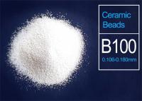 China Ceramic beads blasting media ZrO2 60% Min. B100 size 0.106-0.180mm for sale