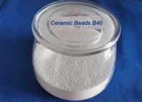 China 60 HRC Ceramic Blasting Media Zirconia Beads B40 B60 B120 B205 B505 for sale