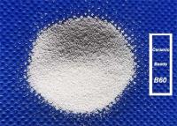 China Round Solid Ceramic Bead Blasting Media For Metal Surface Finish for sale