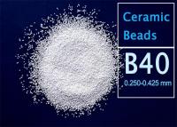 China Wet sandblasting media Ceramic Bead B40 250-425μm for titanium alloy surface treatment for sale