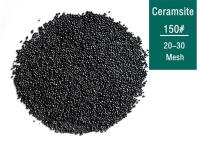 China 150# 30 Mesh NFS Black Spherical Ceramsite Sand for sale