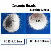 China Microspheres 700HV SS304 Ceramic Bead Blasting Media for sale