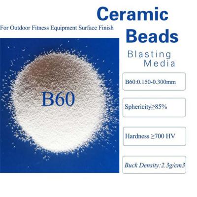 China B60 700HV Ceramic Blasting Media For Medical Artificial Joints for sale