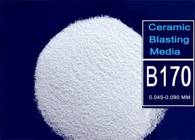 China B170 size 0.045-0.090mm Wear Resistance Ceramic Beads Sandblasting Media for sale