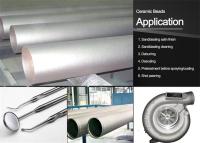 China JZB60 JZB120 JZB205 Ceramic Beads  Sandblasting Media for Metal Surface Treatment for sale