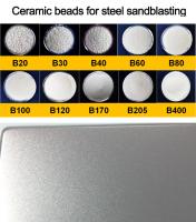 China Bicycle Frame B40 Sandblasting Media Ceramic Beads for sale