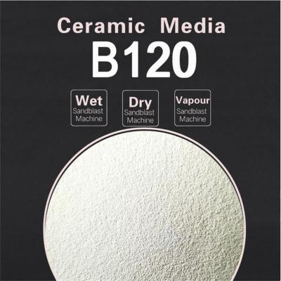 China B120 3C Charging Lines ZrO2 Ceramic Blasting Media for sale