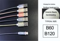 China B120 3C Charging Lines ZrO2 Ceramic Blasting Media for sale