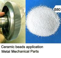 China B80 Metal Surface Ceramic Blasting Media For Mechanical Parts for sale