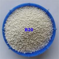 China Micro Beads Ceramic Blasting Media B20 0.850mm For 3C Metal Surface Finish for sale