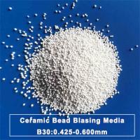 China Mold Cleaning Zirconia Sand Ceramic Bead Blasting B30 0.600mm for sale
