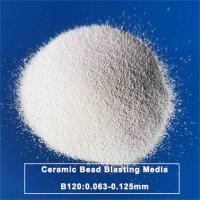 China Microsphere Ceramic Bead Blasting B120 For Titanium Alloy for sale