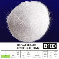 China 180um B100 Ceramic Beads For Car Wheel Hub Sandblasting Surface Treatment for sale