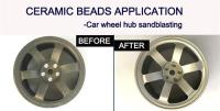 China 180um B100 Ceramic Beads For Car Wheel Hub Sandblasting Surface Treatment for sale