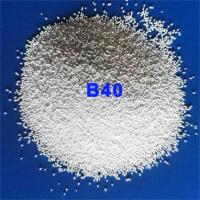 China High Durable Ceramic Bead Blasting Media B40 0.250-0.425mm For Mold Cleaning for sale
