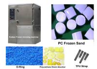China Cryogenic Deflashing Polycarbonate PC Frozen Sand For Electronics & Diecast Deburring for sale
