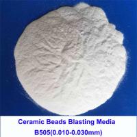China 60HRC Mircoblast Zirconia Beads B120 B170 B205 B400 B505 For Aluminium Parts for sale