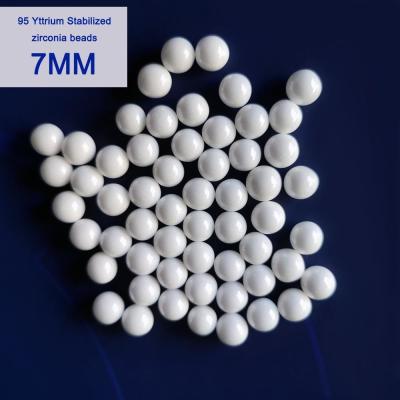 China 95 YTZP Yttrium Stabilized Zirconia Grinding Media 7mm Density 6.0g/Cm3 for sale