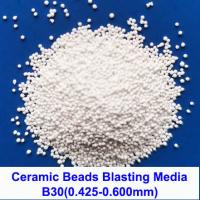 China 700HV Ceramic Bead Abrasive Zirconia Beads JZB20 JZB30 JZB40 JZB60 Metal Surface Finish for sale
