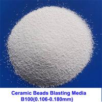China Surface Finish Ceramic Bead Blasting Zirconium Oxide Beads B40 B60 B80 B100 B120 for sale