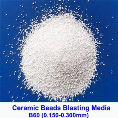 China Zirconia Sand Ceramic Bead Blasting Media B60 B120  B170 B205 B400 For Magnesium for sale