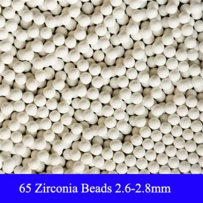 China 65  Zirconium Silicate Beads 1.6-1.8mm Grinding Media For Painting，Ink for sale