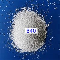 China 700HV Ceramic Blasting Media Zirconium Silicate Beads JZB40 JZB60 JZB120 Metal Surface Finish for sale