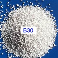 China 25KG Wet Or Dry Airblast Ceramic Bead Blasting B20 B30 B40 Metal Surface Finish for sale