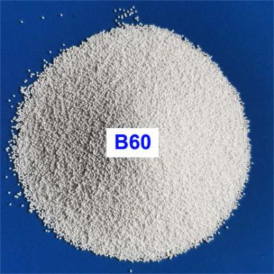 China Iron Free Ceramic Blasting Media B60 B120 For Stainless Steel Parts Surface Finish for sale