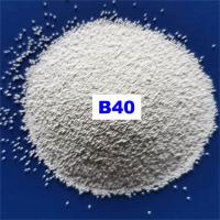 China Zirconium Silicate Beads Ceramic Blasting Media JZB30 JZB40 JZB60 JZB80 For Mold Cleaning for sale