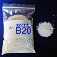 China Ceramic Media Blasting Materials , Fused Abrasive Blasting Media 700HV Hardness for sale