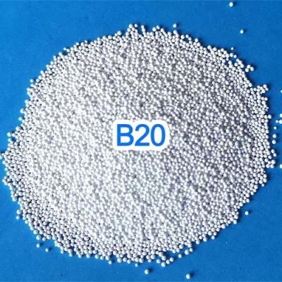 China Ceramic Bead Blasting Media B20 Replacing Glass Beads in Sandblasting for sale
