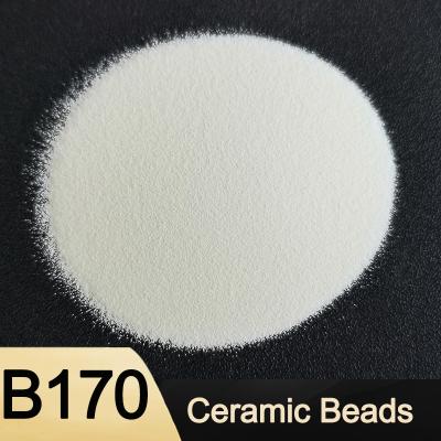 China B170 B100 Ceramic Bead Blasting Zirconia Ceramic Bead For Satin Metallic Surface Finish for sale