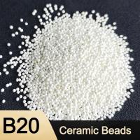China Surface Finish spherical Ceramic Bead Blasting Media B20 Size 600 - 850 μm for sale