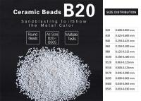 China ZrO2 60-65% Ceramic Bead Blasting Density 3.85 G / Cm3 High Toughness Consistent Surface Finishes for sale