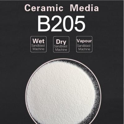 China Good Elasticity Ceramic Bead Blasting Media In 3C Industry For Deblurs Blast Finish for sale