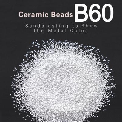 China Zirconia Ceramic Beads Blasting B60 Easy Cleaning After Sandblasting for sale