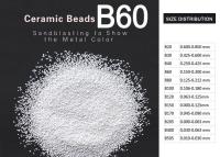 China ZrO2 62% Ceramic blasting media B60 size 0.125-0.250mm Factory supply for sale