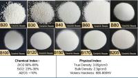 China High Hardness Ceramic Beads Blasting Finish Media B30 Round Beads for sale