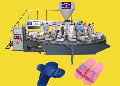 China Easy Operate Slippers Sandal Making Machine For Air Blowing PVC Material for sale