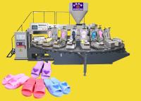 China Plastic Slipper Making Machine For PVC Material Air Blowing 24 Station for sale
