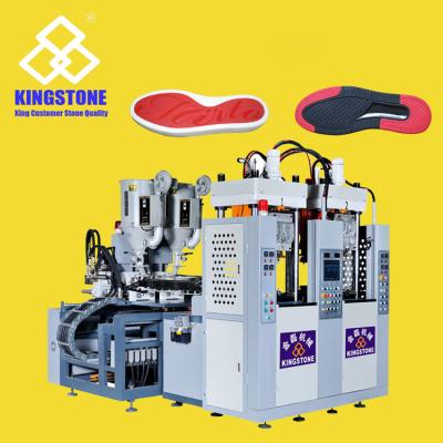 China 2 / 4 Stations Injection Rubber Shoe Sole Making Machine For TPU TPR PVC for sale