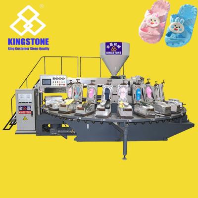 China Kids Sandals Making Machine In Rotary Table 24 Station Single Color for sale