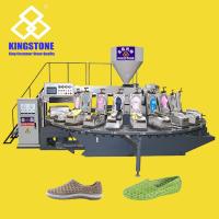 China Plastic Rotary Making Machine For PVC Shoes / Sandals Easy Operation for sale
