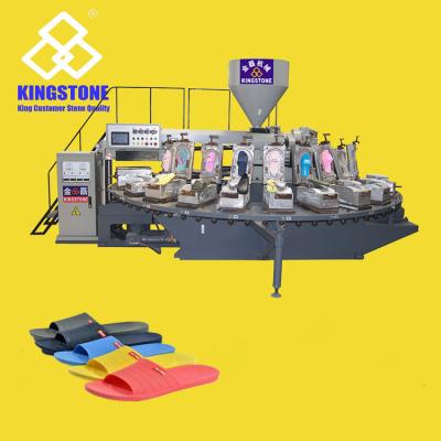 China Automatic Rotary Sandals Making Machine 24 Station Air Blowing for sale
