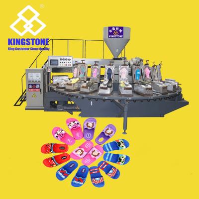 China PVC Air Blowing Shoe Sandals Making Machine Rotary 120-200 Pairs/Hour for sale