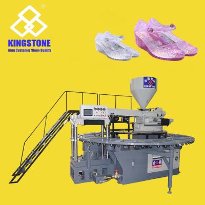 China 220v 380v Shoe Manufacturing Plastic Chappal Machine Equipment 18kw Power Consumption for sale