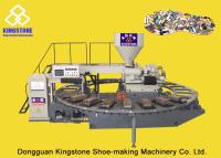 China Full Automatic Rotary PVC Sole Making Machine Single Color Outsoles For Sport Shoes for sale