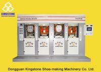 China Static slide type PVC/Tpr Outsole Injection Moulding Machine 4 stations 2 injectors for sale