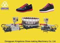 China Rotary Double Colour DIP Sport Shoes / Canvas Injection Moulding Machine for sale